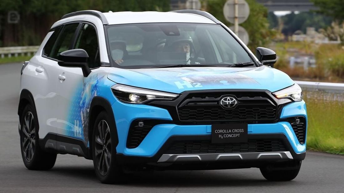 Toyota Corolla Cross H2, un prototipo con un motor de combustión ...