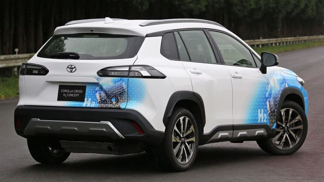 Toyota Corolla Cross H2, un prototipo con un motor de combustión ...