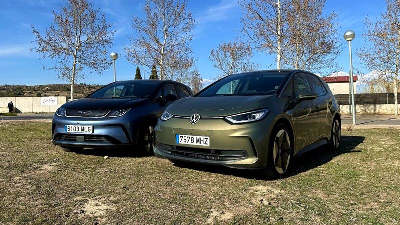 Prueba comparativa: BYD Dolphin vs Volkswagen ID.3 (Vídeo)